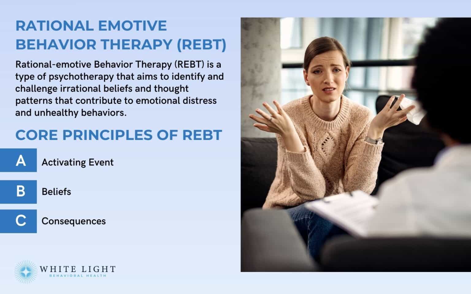 Rational Emotive Behavior Therapy (REBT) For Addiction: Meaning And ...